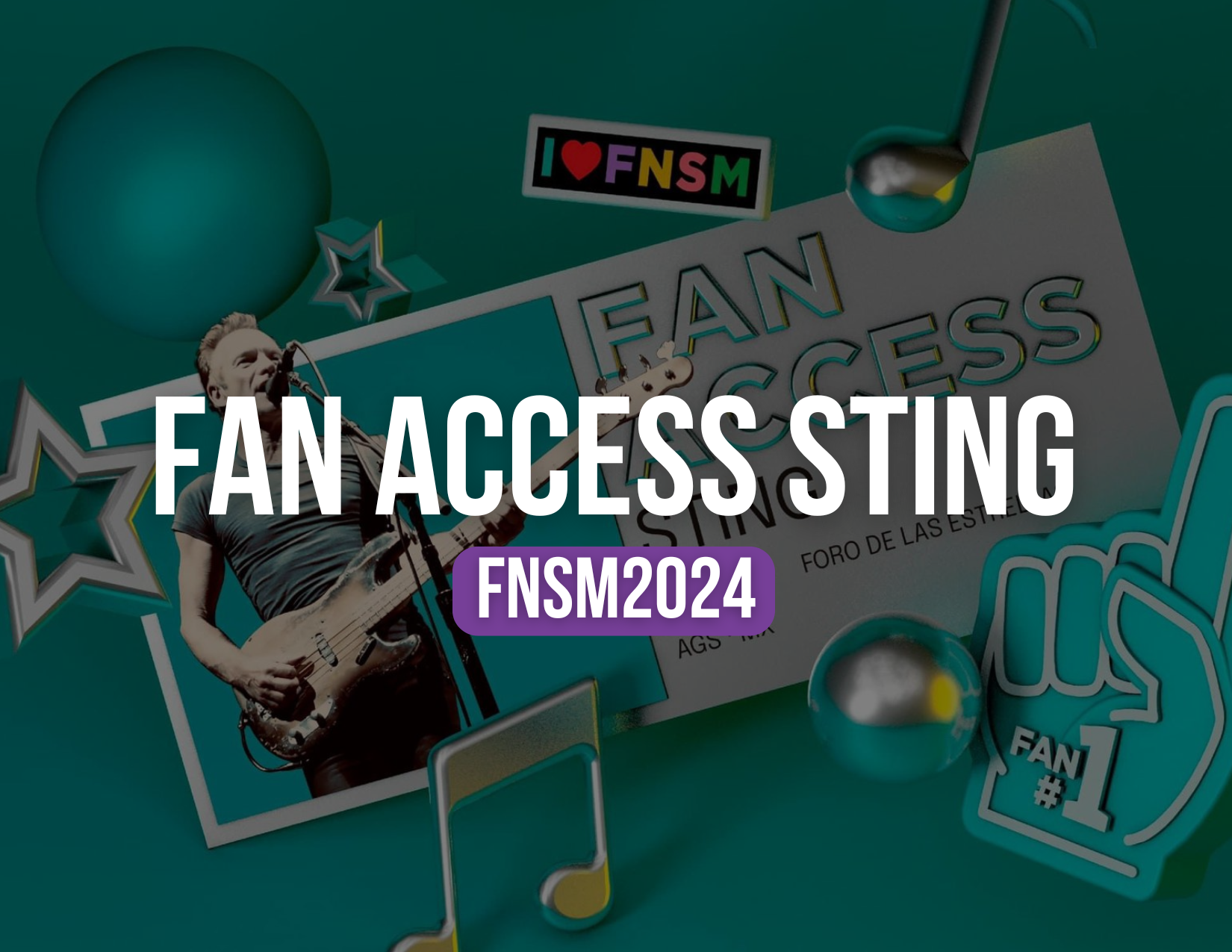 Fan Access Sting Foro de las Estrellas 2024 - Feria San Marcos