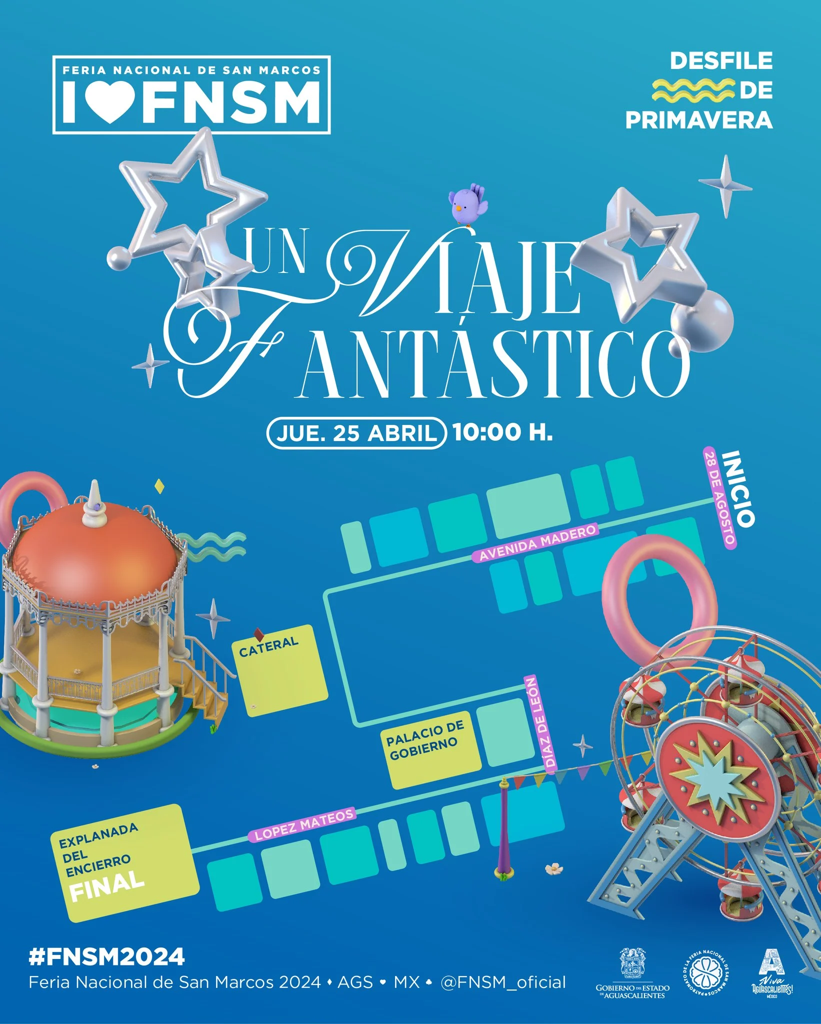 ¡Llega el Desfile de Primavera "Un Viaje Fantástico"! - Feria San Marcos